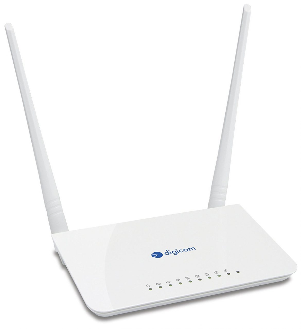Digicom Modem Router Wireless N 300Mbps, ADSL2+ 4 Porte LAN 10/100 ...
